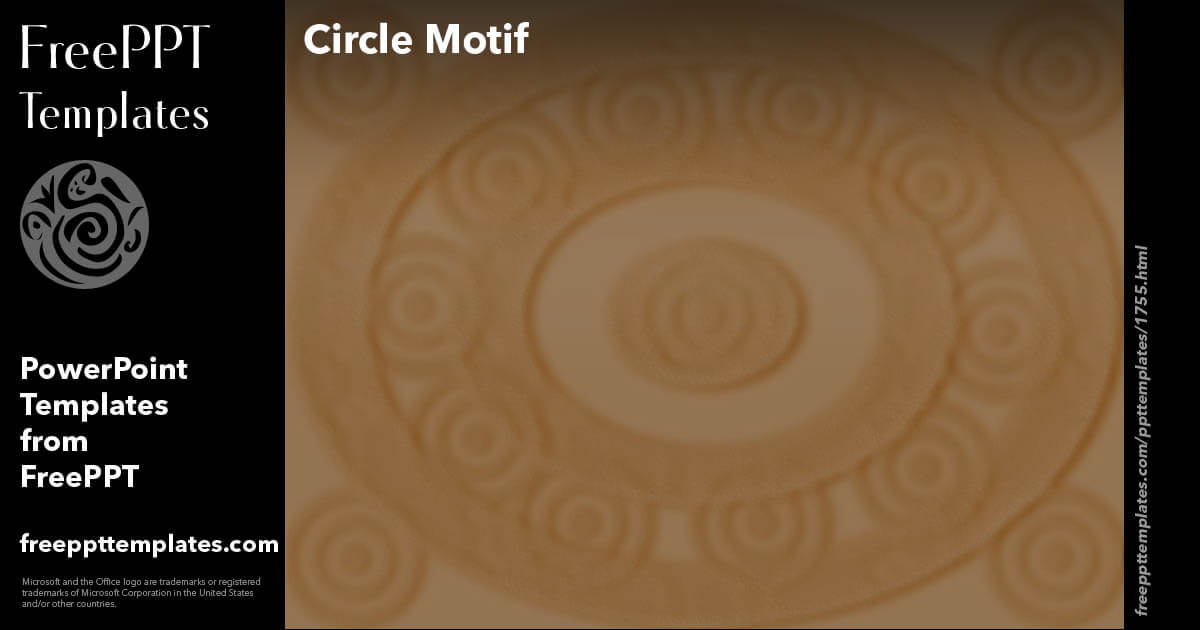 Circle Motif 01 - PowerPoint Templates