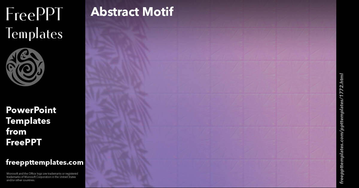 Abstract Motif 09 - PowerPoint Templates