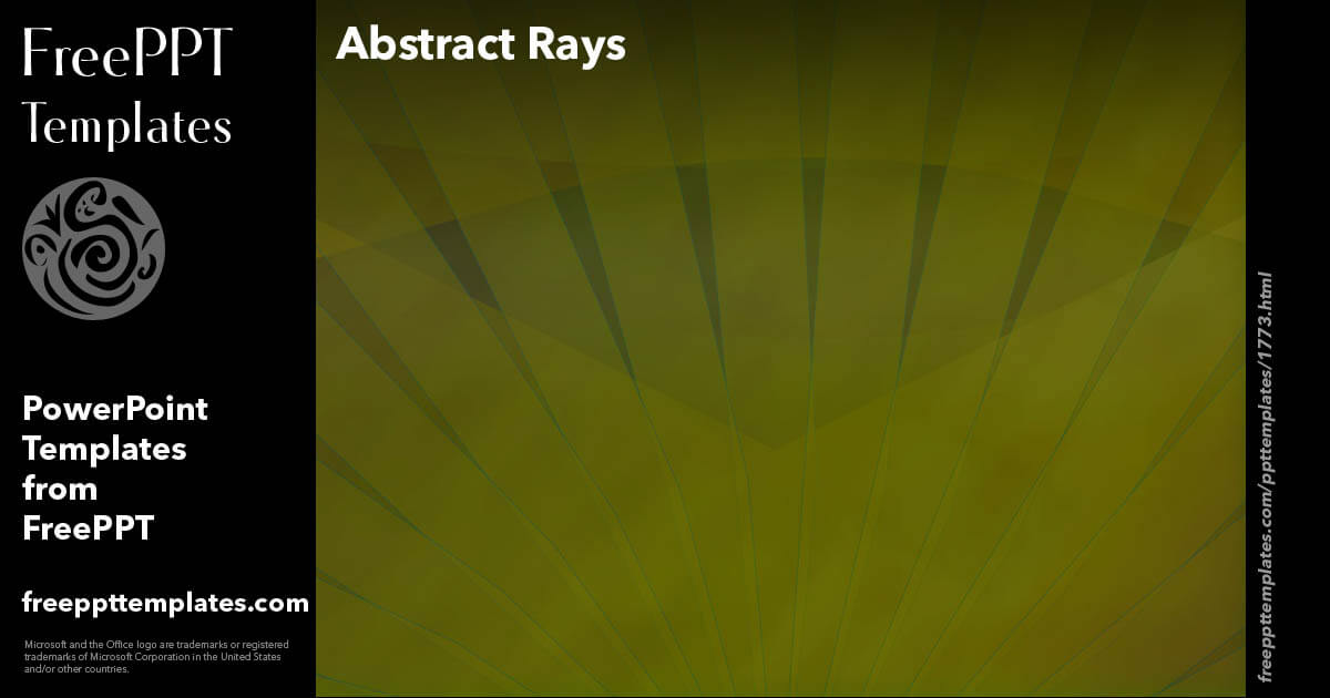 Abstract Rays 01 - PowerPoint Templates