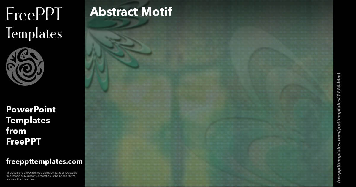 Abstract Motif 11 - PowerPoint Templates