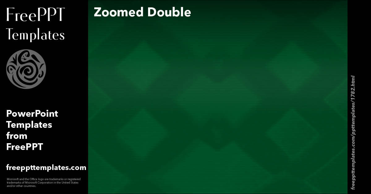 Zoomed Double - PowerPoint Templates