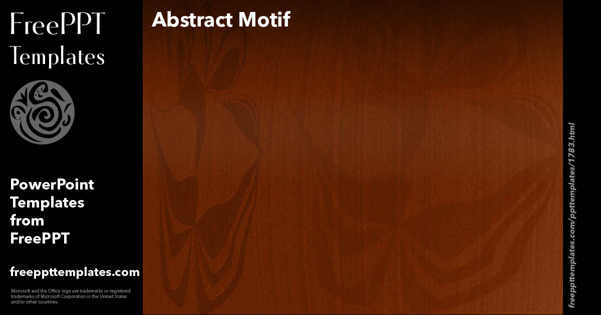 Abstract Motif 13 - PowerPoint Templates