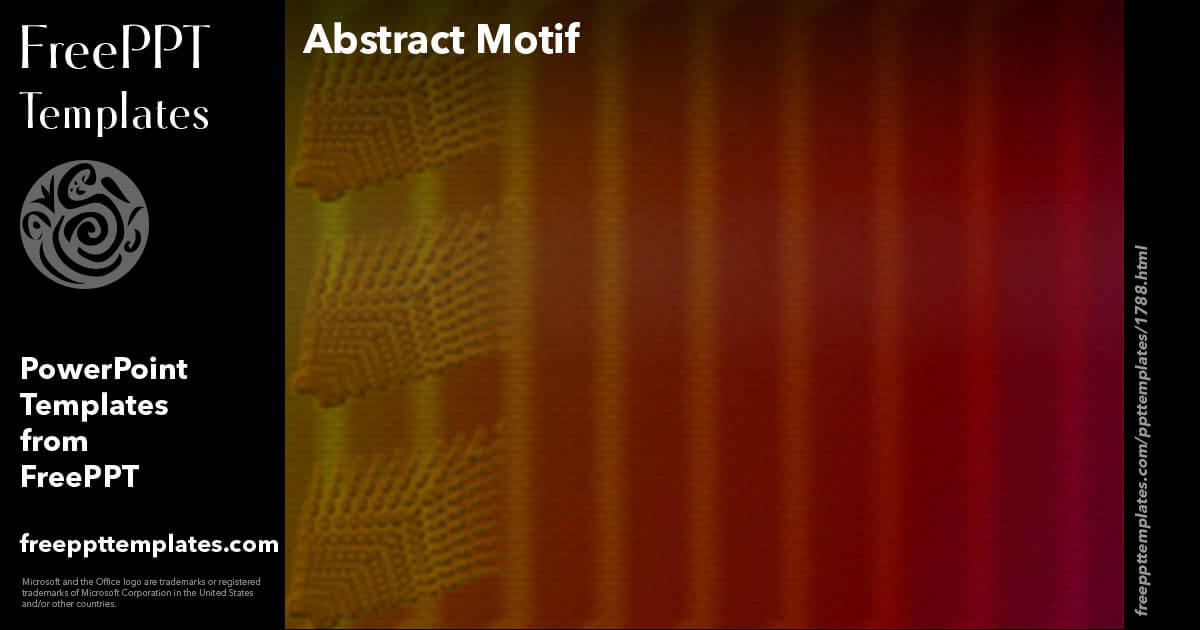 Abstract Motif 14 - PowerPoint Templates