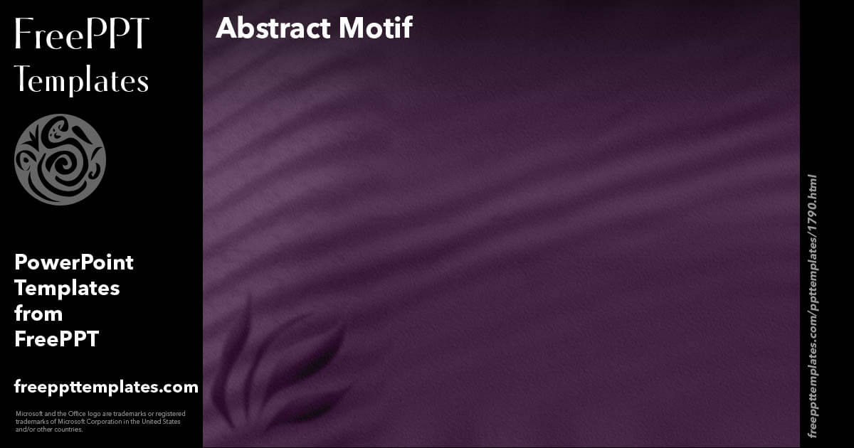 Abstract Motif 16 - PowerPoint Templates