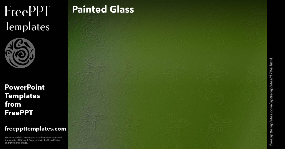 Painted Glass - PowerPoint Templates