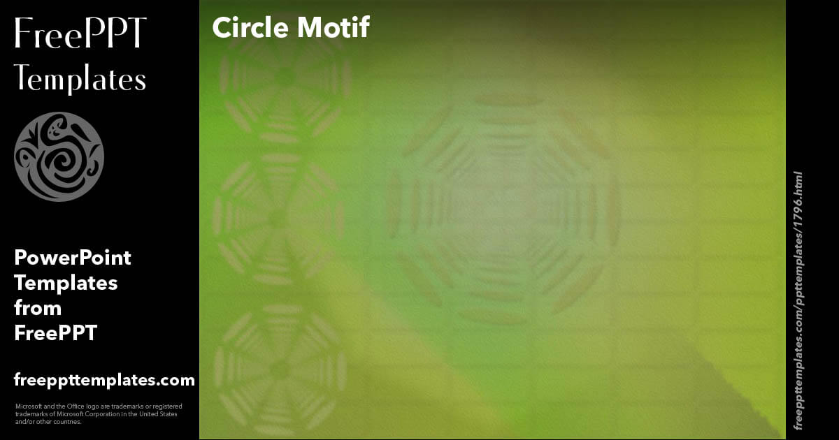 Circle Motif 03 - PowerPoint Templates